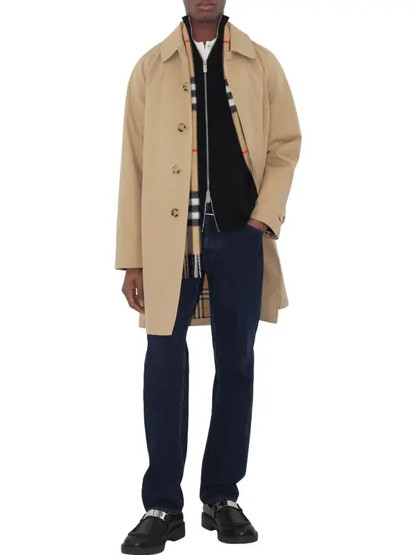 Burberry Mid-length Camden Heritage Car Coat - Honey