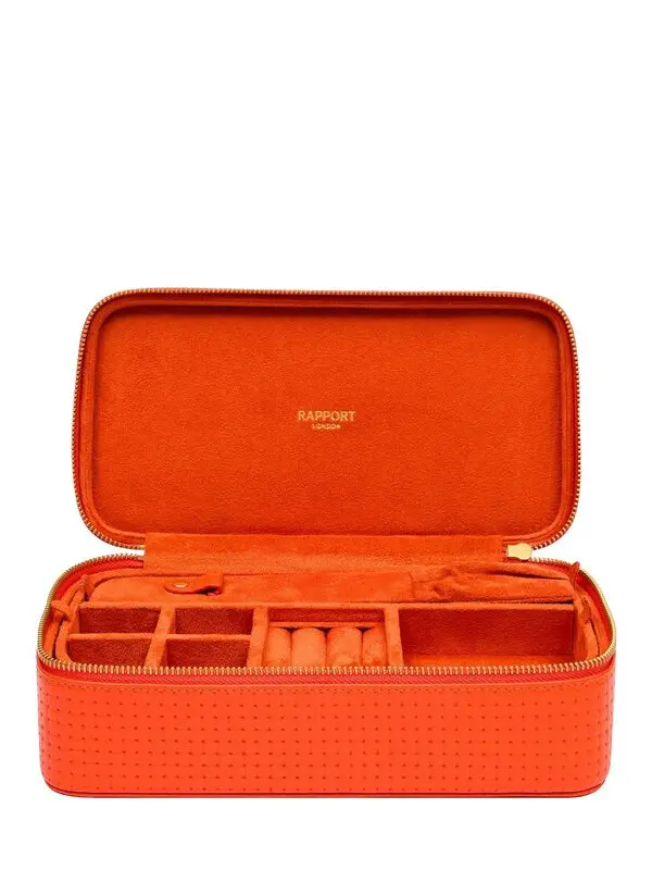 RAPPORT LONDON Charlotte Jewelry Case - Orange