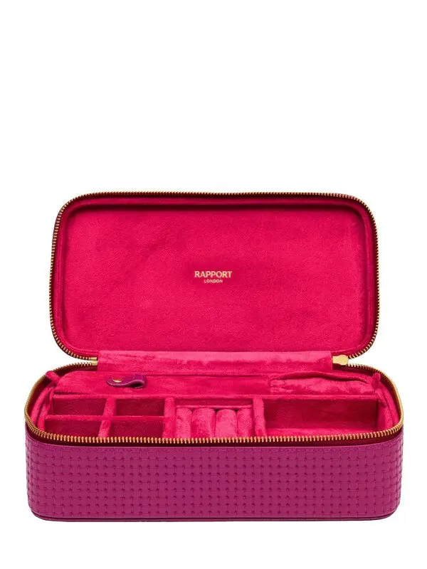 RAPPORT LONDON Charlotte Jewelry Case - Pink