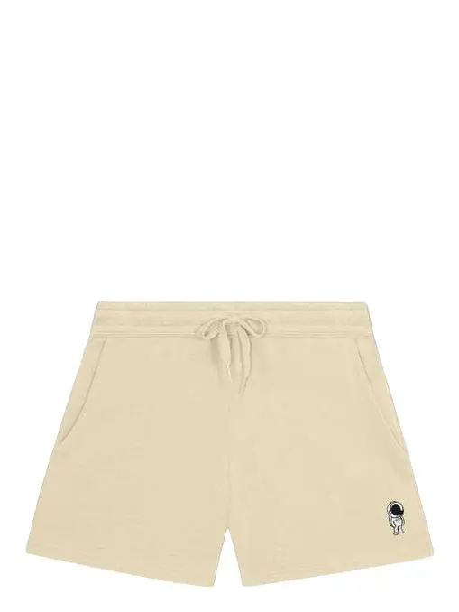DALIX Astronaut Midweight Fleece Shorts - Bone