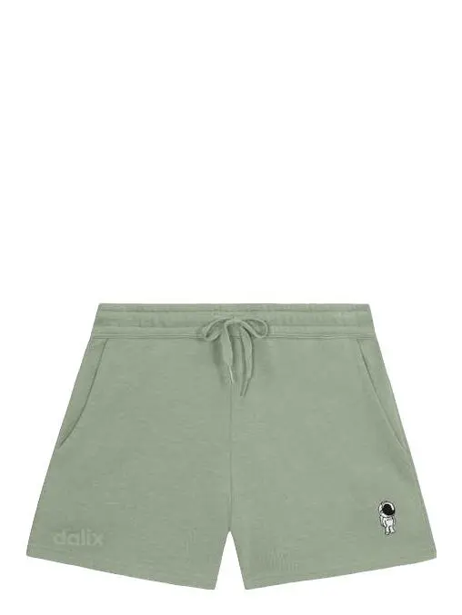 DALIX Astronaut Midweight Fleece Shorts - Sage