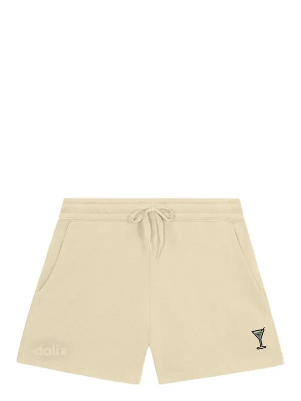 DALIX Martini Midweight Fleece Shorts - Bone