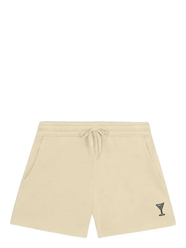DALIX Midweight Fleece Shorts - Bone