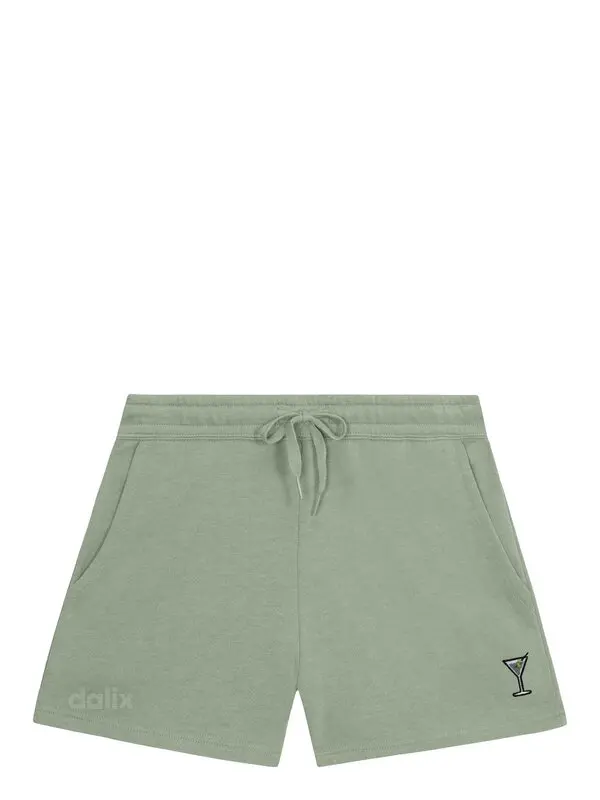 DALIX Midweight Fleece Shorts - Sage