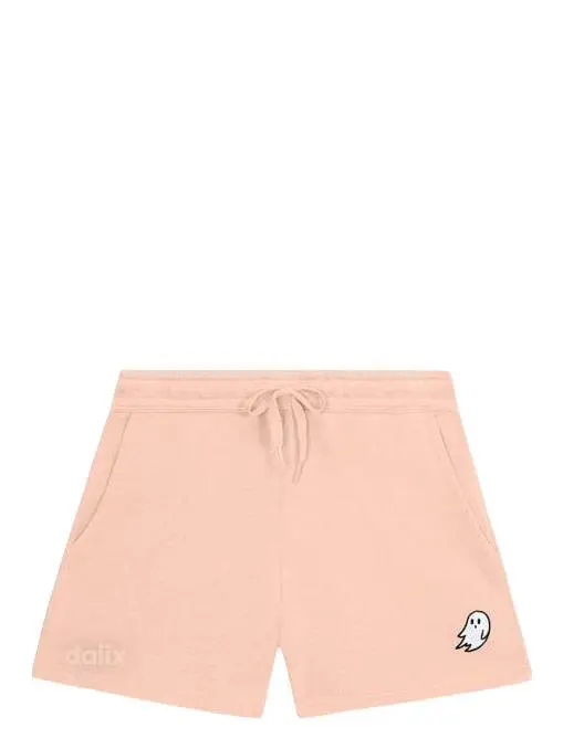 DALIX Midweight Fleece Shorts - Blush