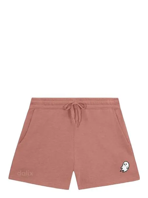 DALIX Fleece Shorts - Dusty Rose
