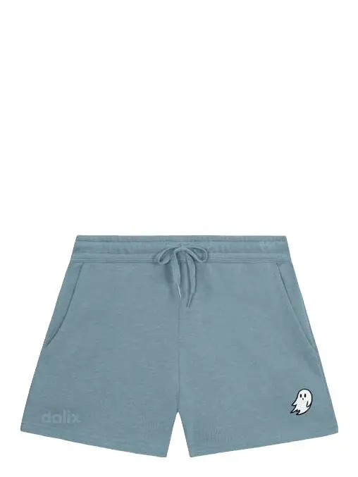 DALIX Fleece Shorts - Misty Blue