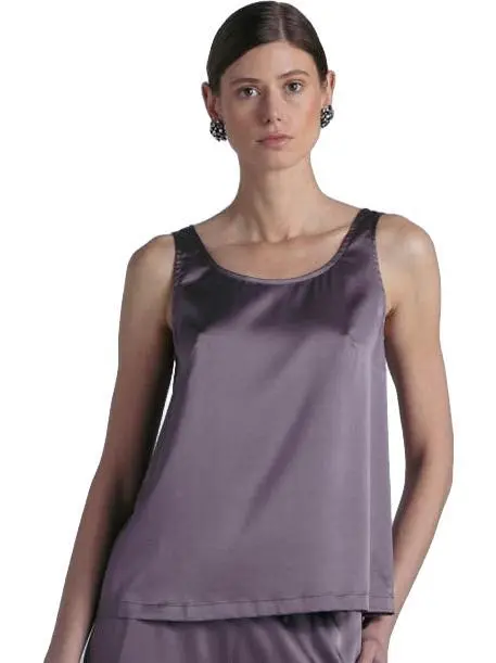 ALAS Silk Tank Top - Noble Purple