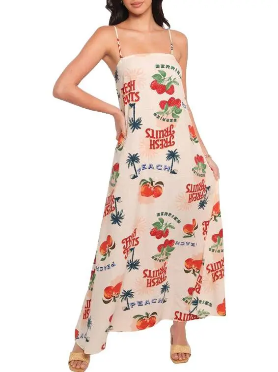 PETAL & PUP Printed Maxi Sundress - Tutti Fruiti