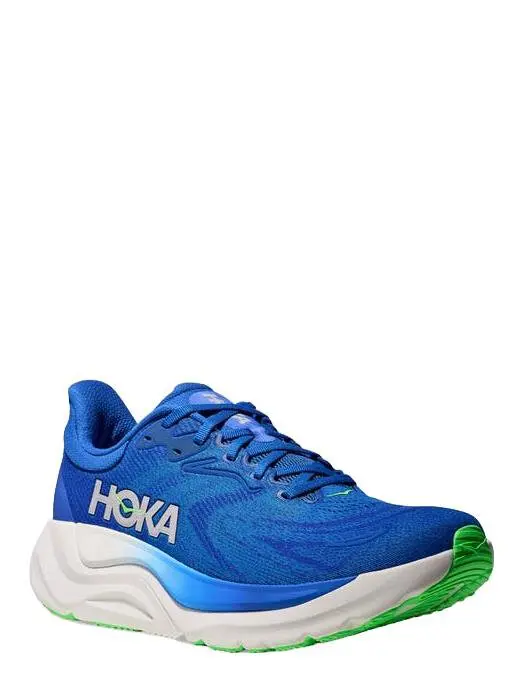 HOKA® Arahi Stability Athletic Sneakers - Cobalt Blue/neon Green