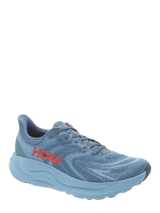 HOKA Arahi Stability Athletic Sneakers - Thunder Cloud/vermillion