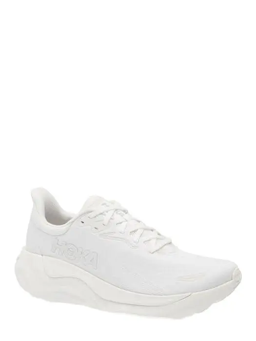 Hoka Arahi Running Shoe - White/white