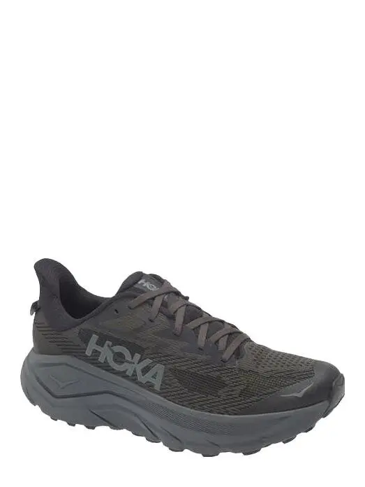 HOKA® Challenger Trail Running Shoe - Black/outer Orbit