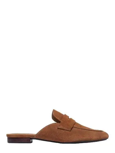 Bernardo Balda Loafer Mule - Almond