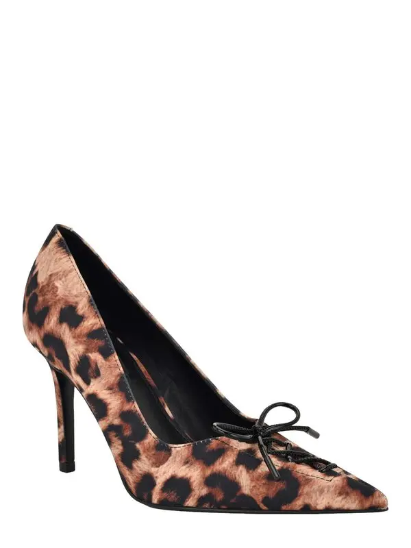 Nine West Marsen Pointed Toe Pump - Dark Natural
