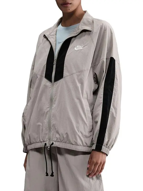 Nike Sportswear Oversize Jacket - College Grey/black/sail