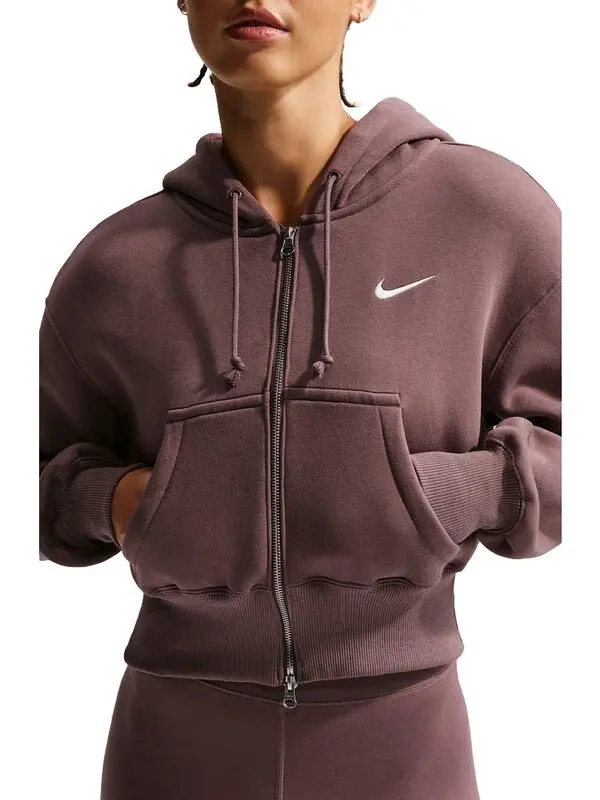 Nike Cotton-blend Fleece Relaxed Fit Hoodie - 502 Tattoo/sail