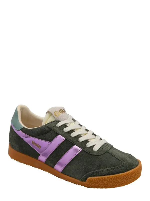 Gola Elan Glitz Sneaker - Dark Khaki/lilac/green Mist
