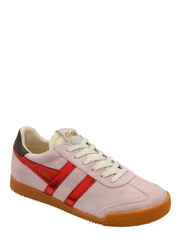 Gola Elan Glitz Sneaker - Rose/red/dark Brown