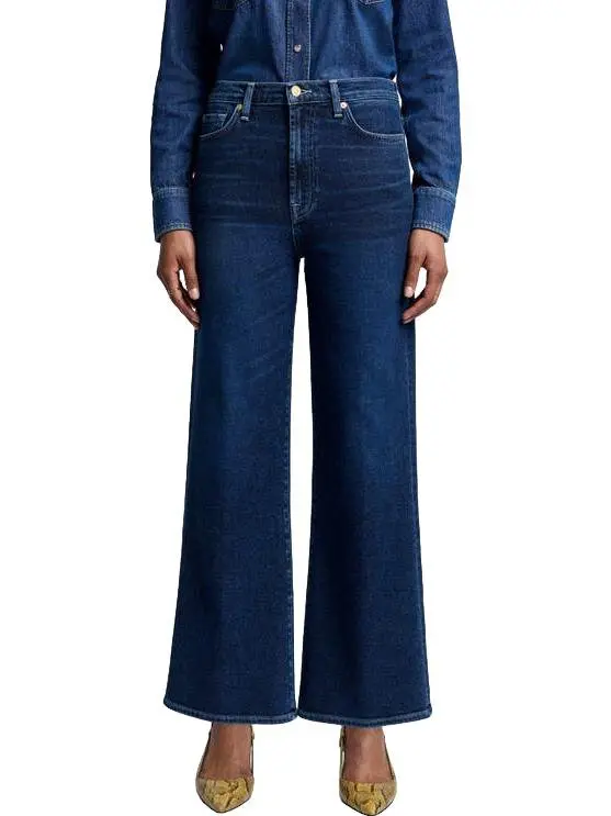 7 For All Mankind Jo Ultra High Rise Wide Leg Jeans - Paradise Cove