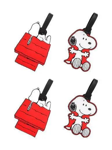 PEANUTS Snoopy Luggage Tags - Red, White
