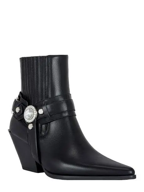 AZALEA WANG Lenkov Moto Boots - Black