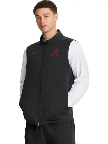 Nike Alabama Crimson Tide Primetime Victory Performance Full-zip Vest - Black
