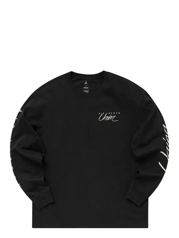 JORDAN X Union Long-sleeve T-shirt - Black