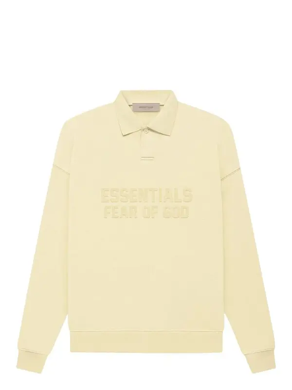 Fear Of God Long-sleeve Polo - Cream