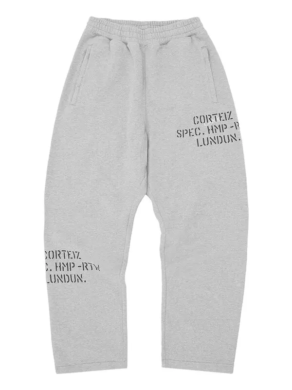 CORTEIZ Hmp Stencil Open Hem Pant - Grey