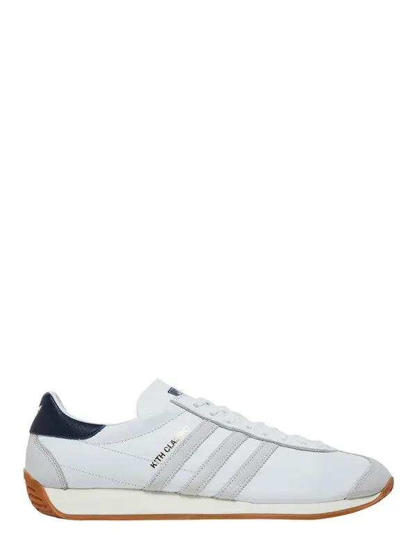 Adidas Kith X Country Classics Program Sneakers - White