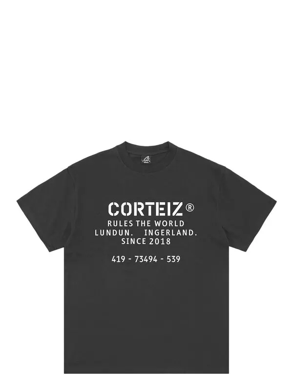 CORTEIZ Og Stencil Tee - Black