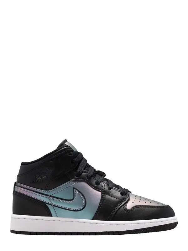 JORDAN 1 Mid Se Gs Iridescent Sneakers - Black