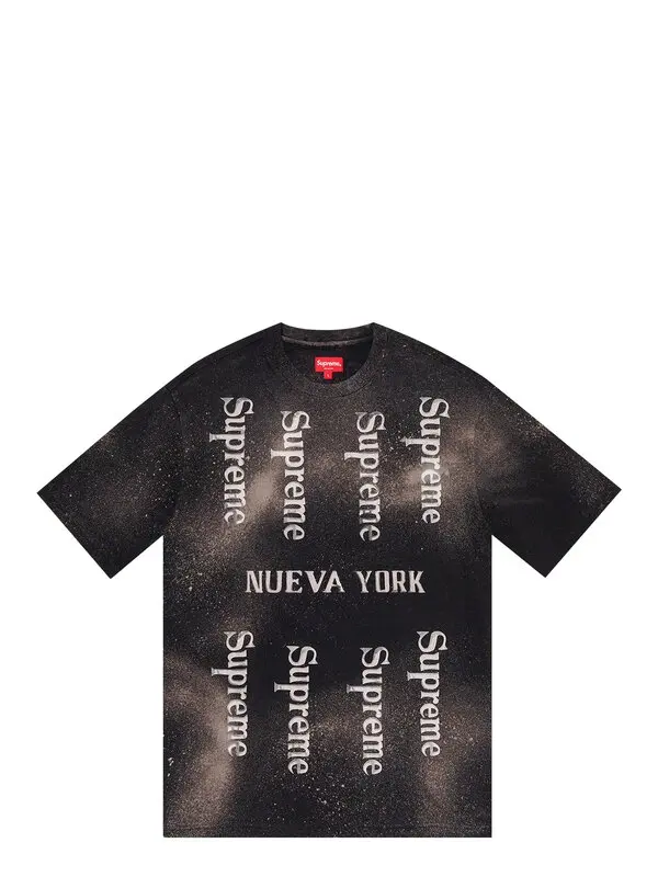 Supreme Nueva York S/s Top - Black