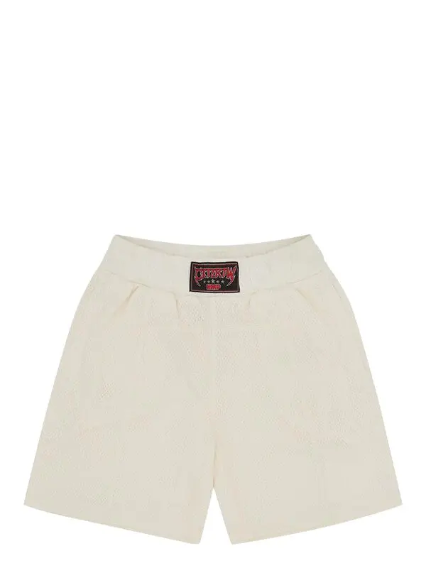 CORTEIZ Hmp Mesh Panel Shorts - Cream