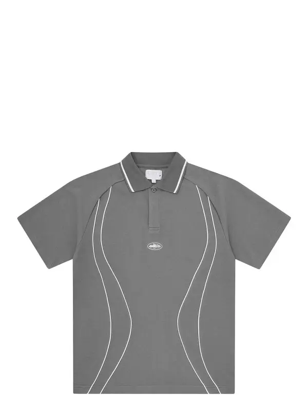 CORTEIZ Island Pique Polo Shirt - Grey