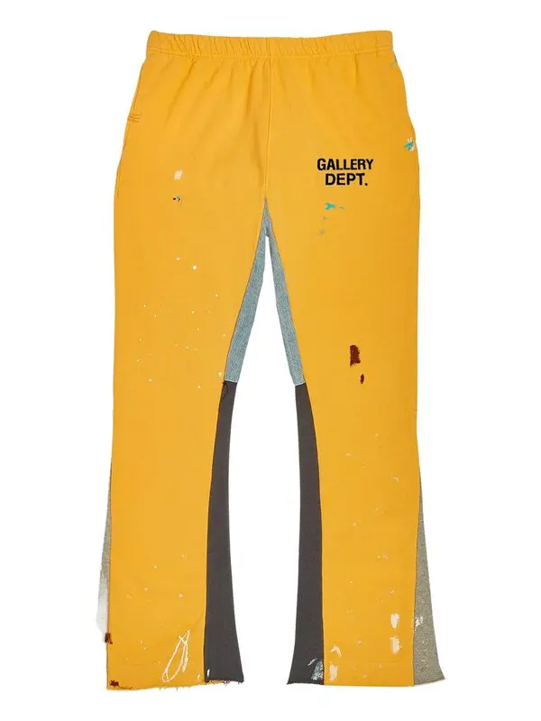 GALLERY DEPT. Gd Painted Flare Sweatpant - Yellow