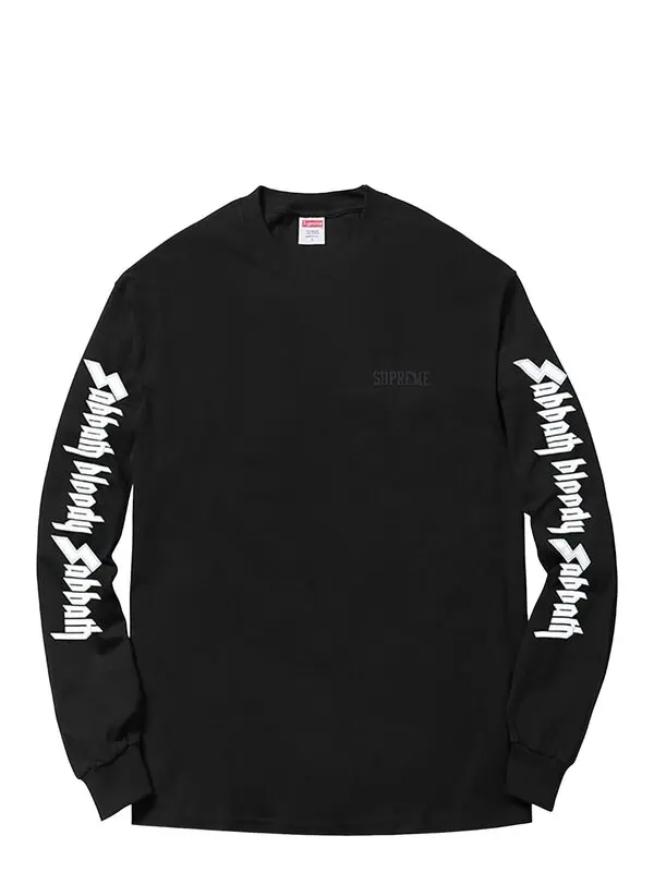 Supreme Sabbath Long-sleeve Tee - Black