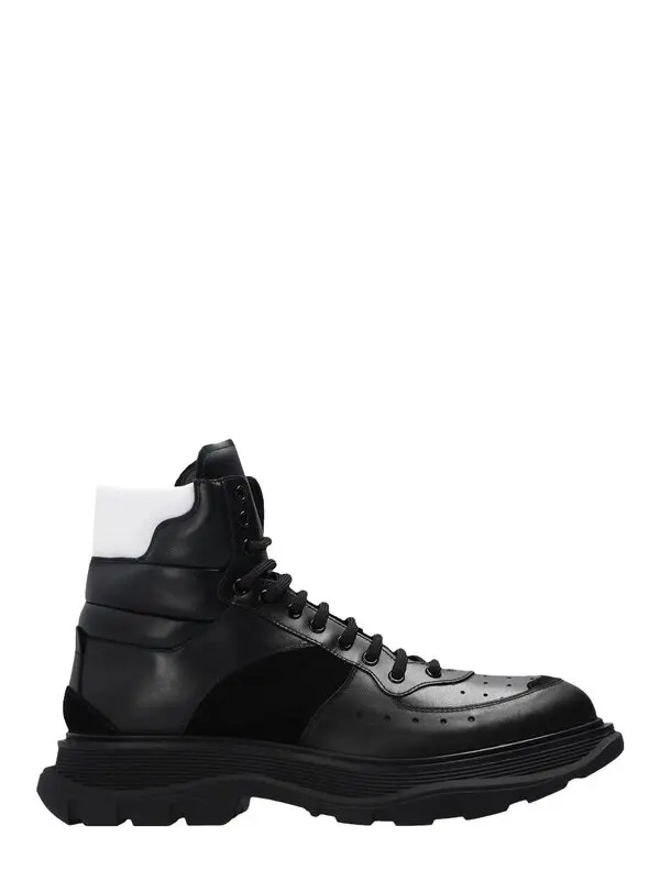 Alexander McQueen Hybrid Tread Sneakers - Black