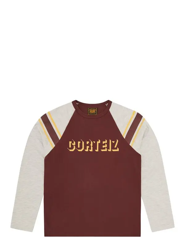 CORTEIZ 97 Heavyweight Raglan Long-sleeve - Red