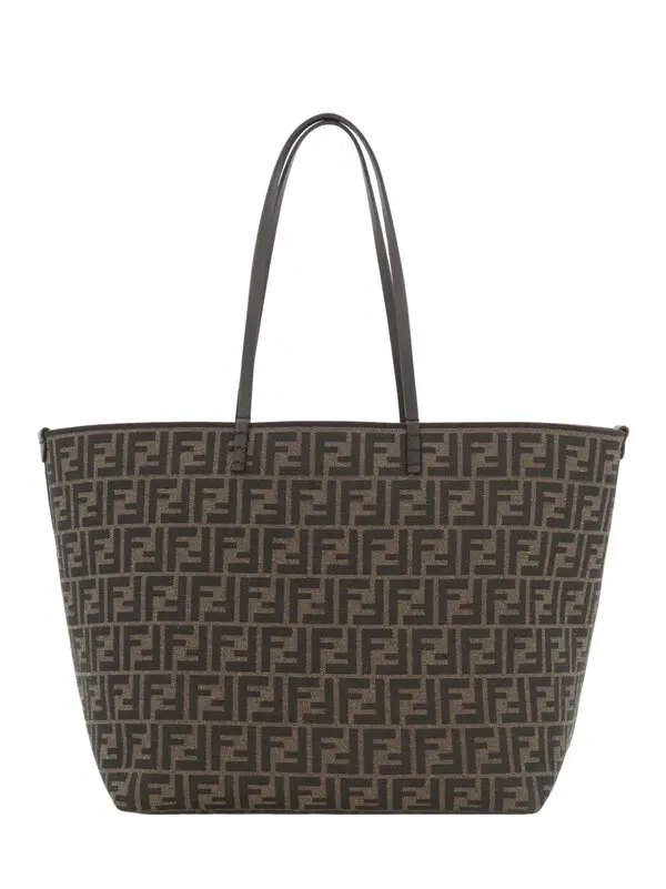 Fendi Large Roll Shopper Bag - Brown