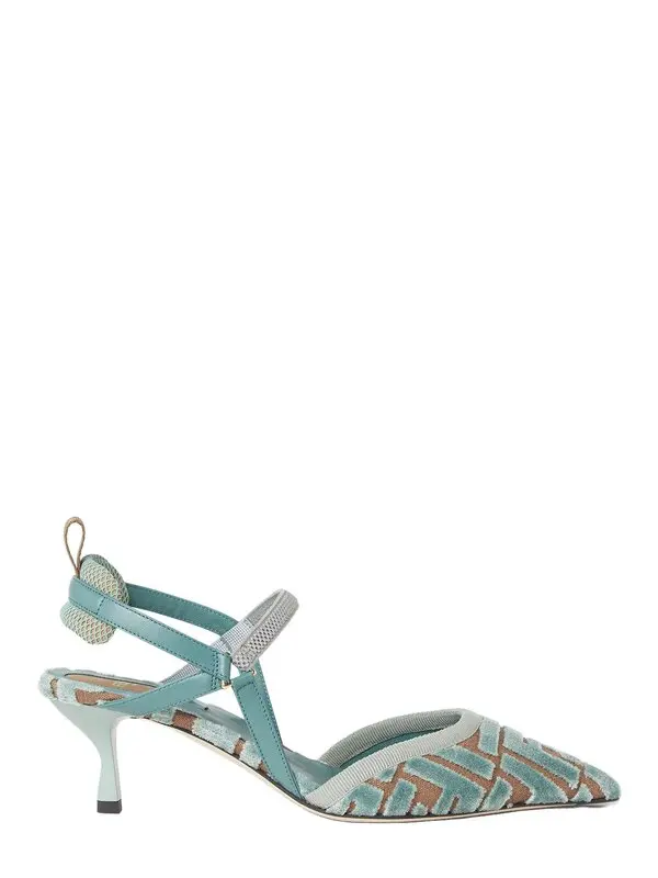 Fendi Colibrì Lite Slingbacks - Light Blue