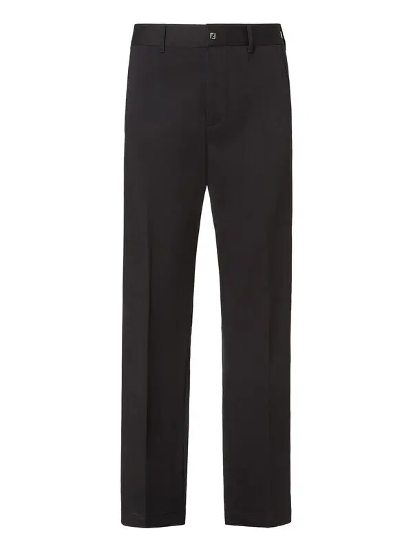 Fendi Cigarette Trousers - Black