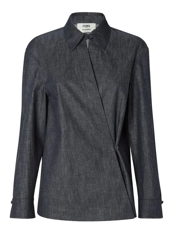 Fendi Long Sleeve Shirt - Blue