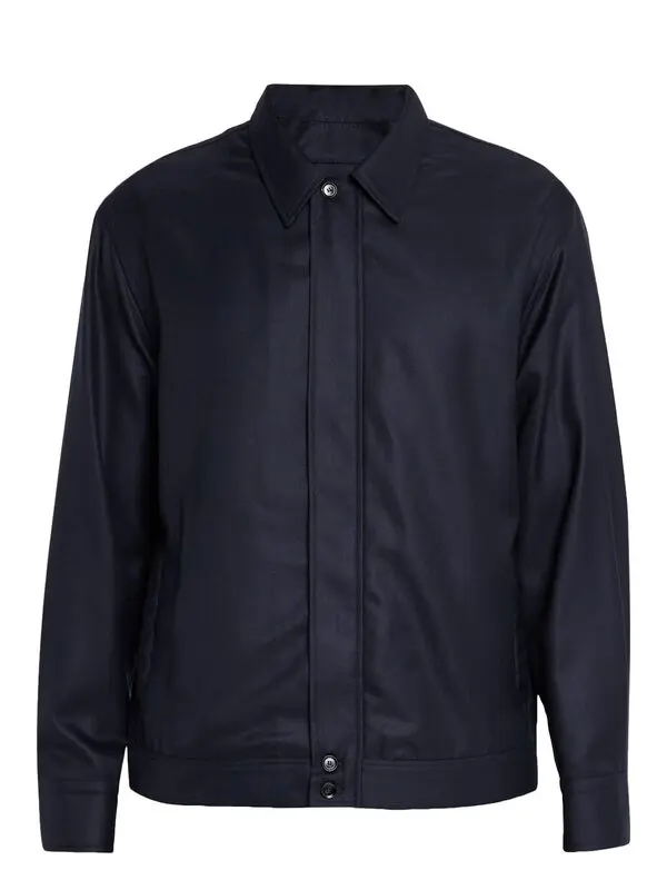 Brioni Wool And Cashmere Blouson - Blue