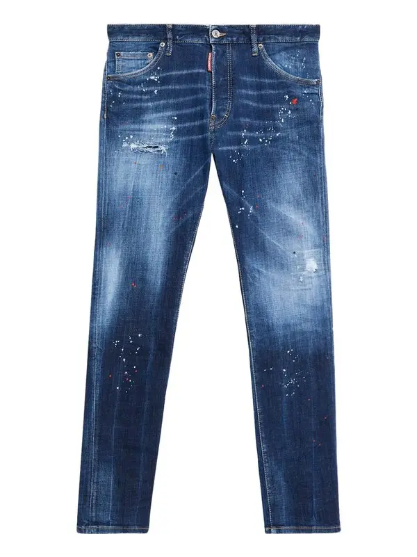 Dsquared2 Cool Guy Distressed Jeans - Navy/blue
