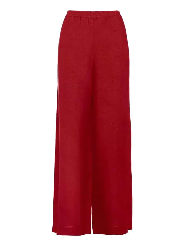 ERES Elastic-waist Trousers - Red