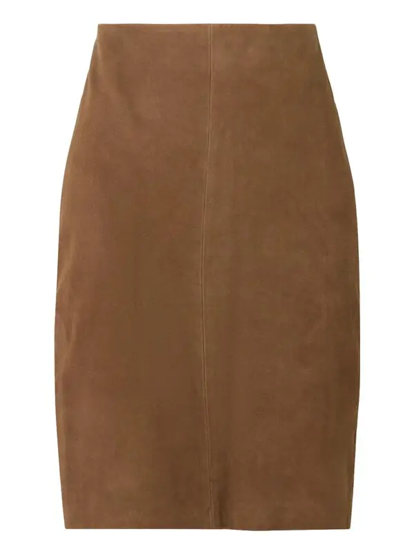 ST. AGNI - Suede Skirt