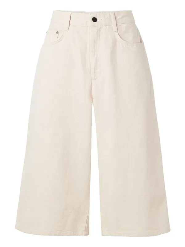 KALLMEYER Hayes Denim Bermuda Shorts - Neutrals