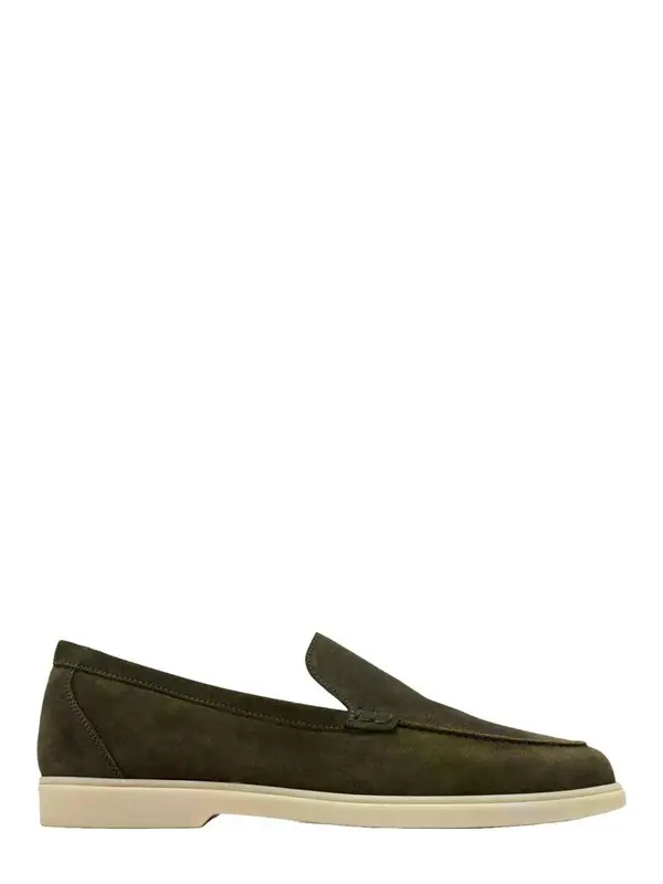 Magnanni Suede Loafers - Green